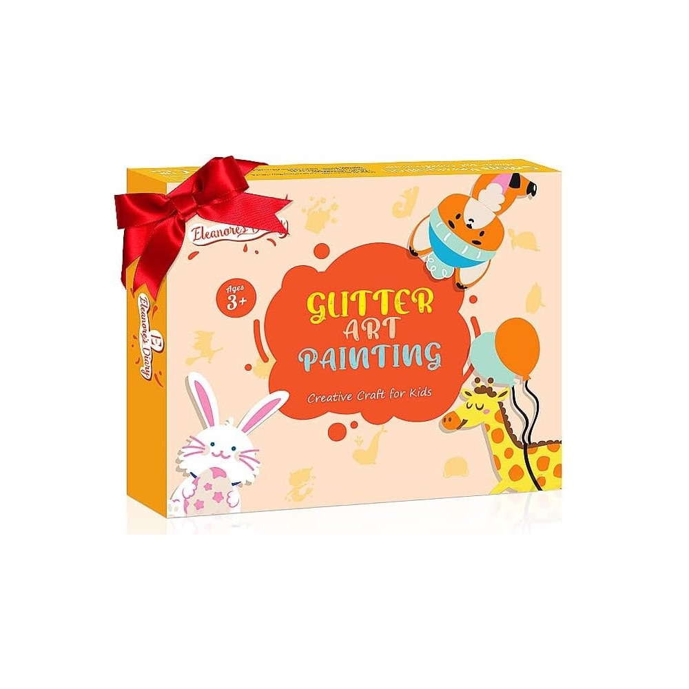 Set creativ pentru copii Sclipici, DIY Art Craft Kit, 16 proiecte ...