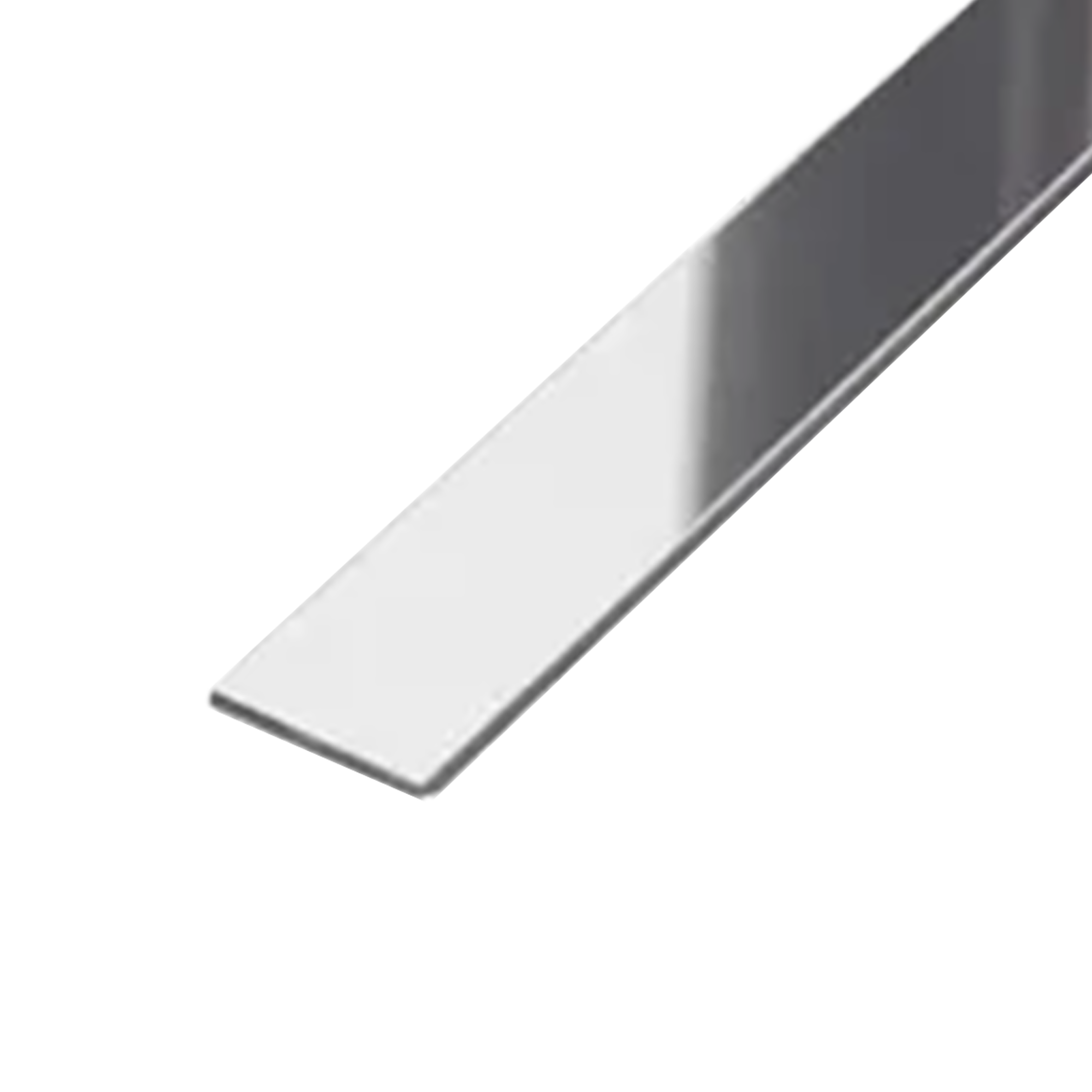 Platbanda autoadeziva confectionata din inox, culoare Argintiu ...