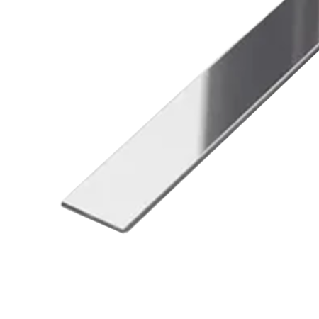 Platbanda autoadeziva confectionata din inox, culoare Argintiu ...