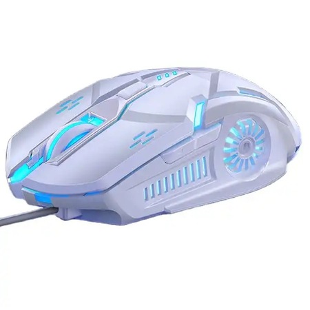Mouse gaming RGB 3200 dpi 6 butoane Led Alb - eMAG.ro