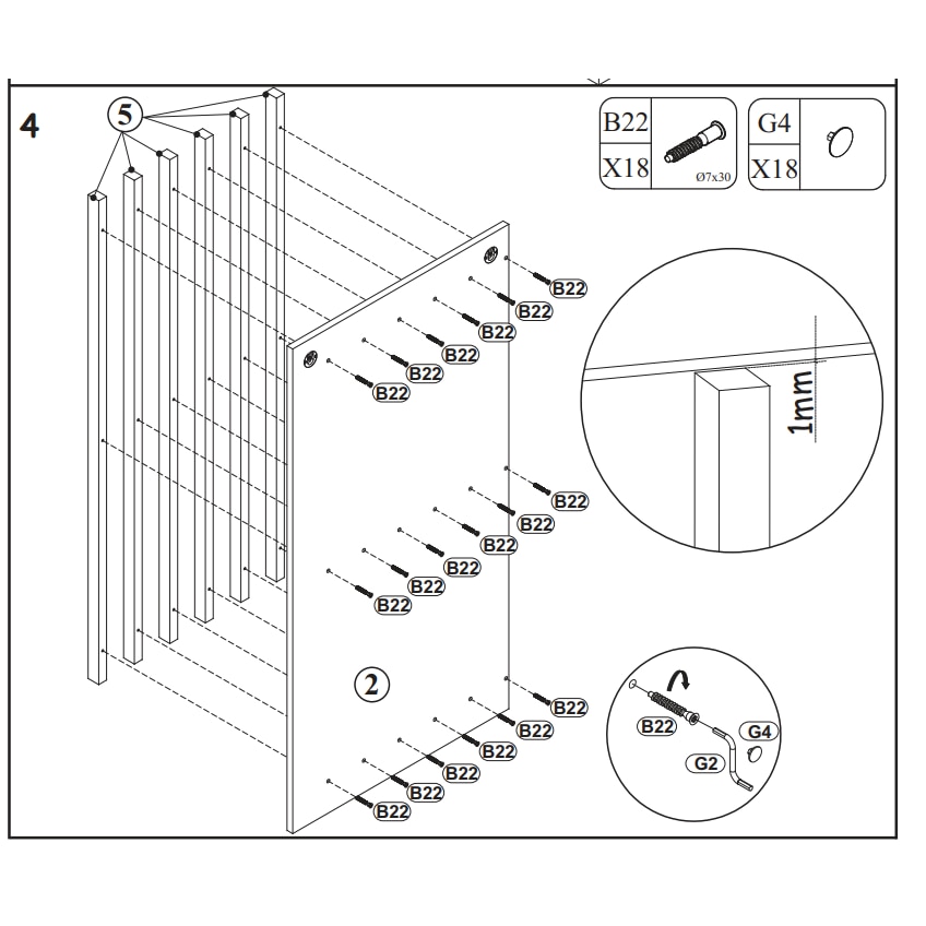 Set mobila living, suspendata, prindere perete, cu riflaj inclus, usi ...