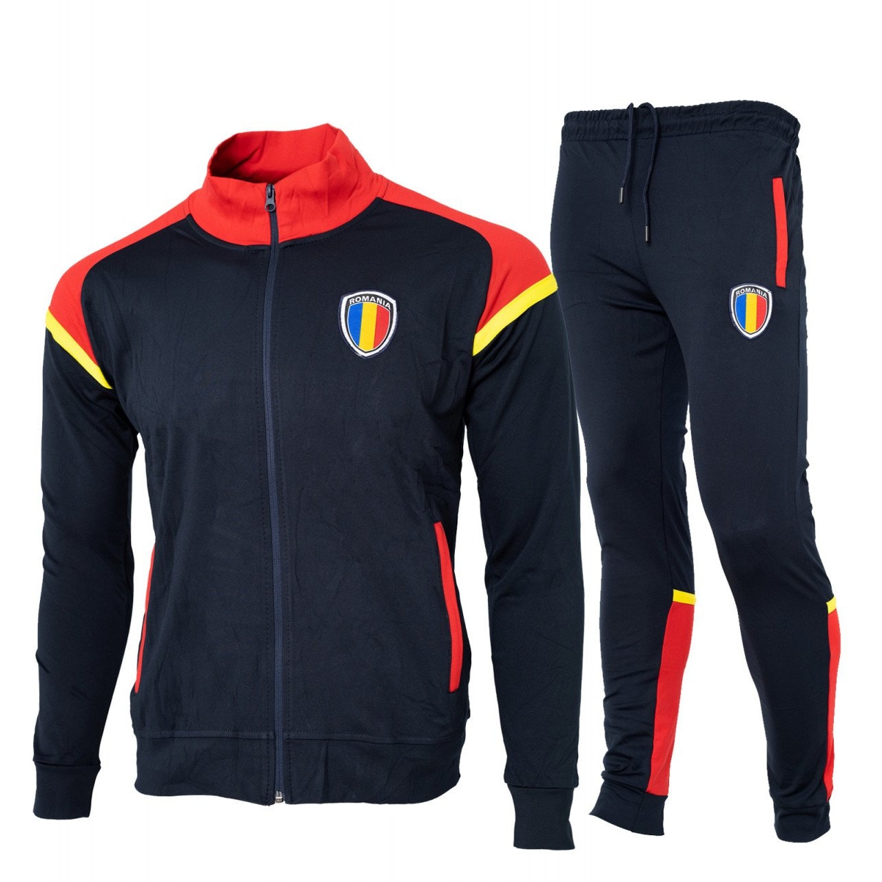 Trening Romania slim fit bleumarin, M - eMAG.ro