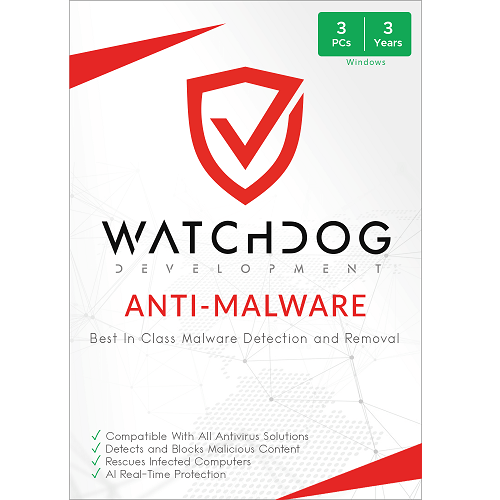 Licenta 2024 pentru Watchdog ANti-Malware - 3-ANI / 3-Dispozitive - eMAG.ro