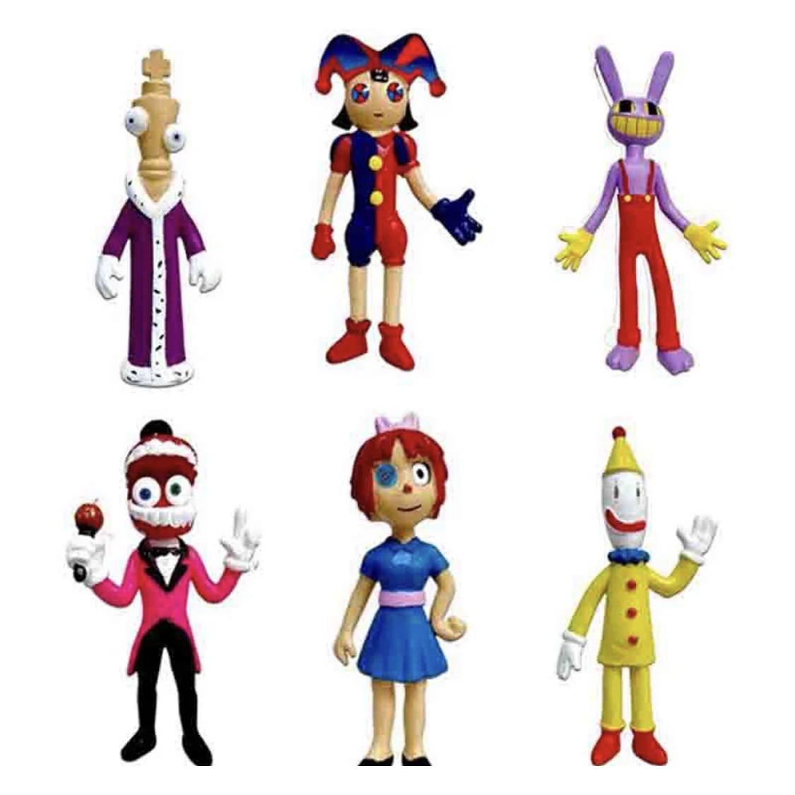 Set 5 figurine diferite circul digital, BimBimBo, 6-8 cm, plastic ...