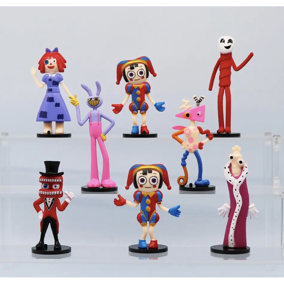 Set 5 figurine diferite circul digital, BimBimBo, 6-8 cm, plastic ...