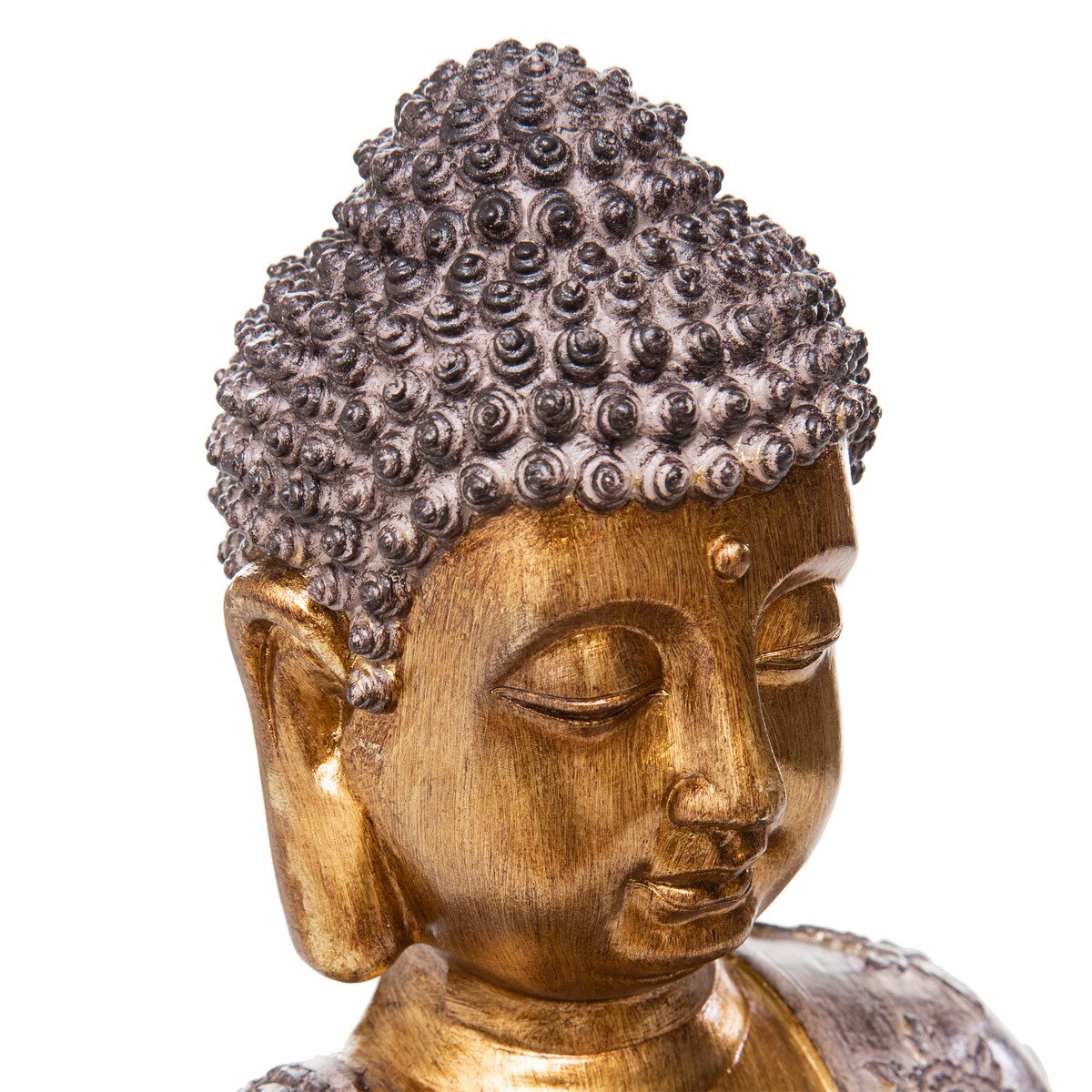 Statueta Buddha, rasina, H 37 cm - eMAG.ro