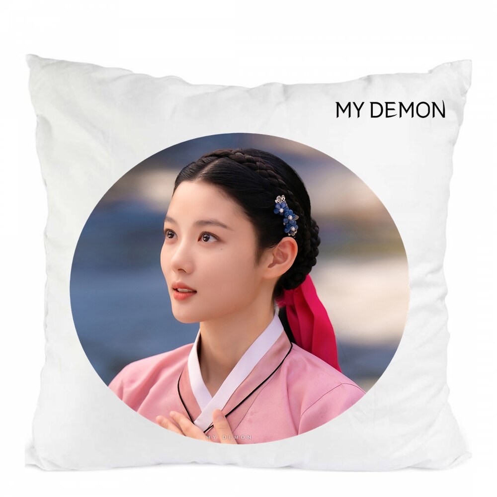 Perna personalizata my demon kdrama do do hee, Poliester, Alb, 40 x 40 ...