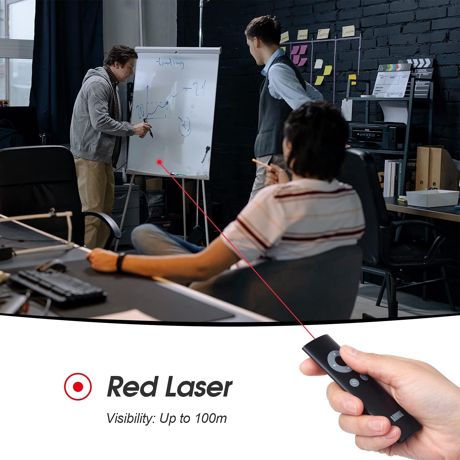 Prezentator Indicator laser punct rosu puternic de 100 m August LP200 ...