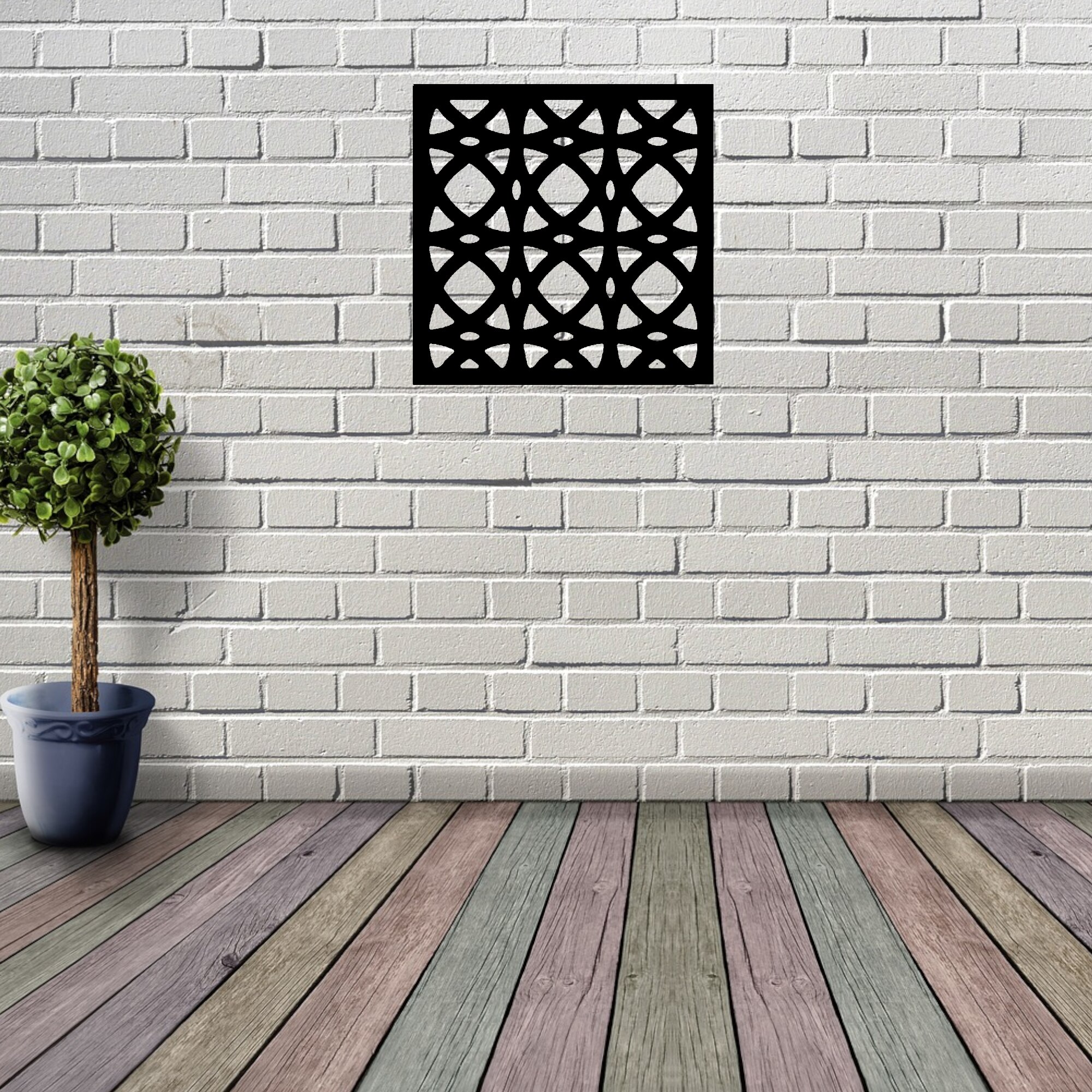 Panou decorativ Mdf negru, Mos1802n, 48 x 48 cm, 6 mm - eMAG.ro