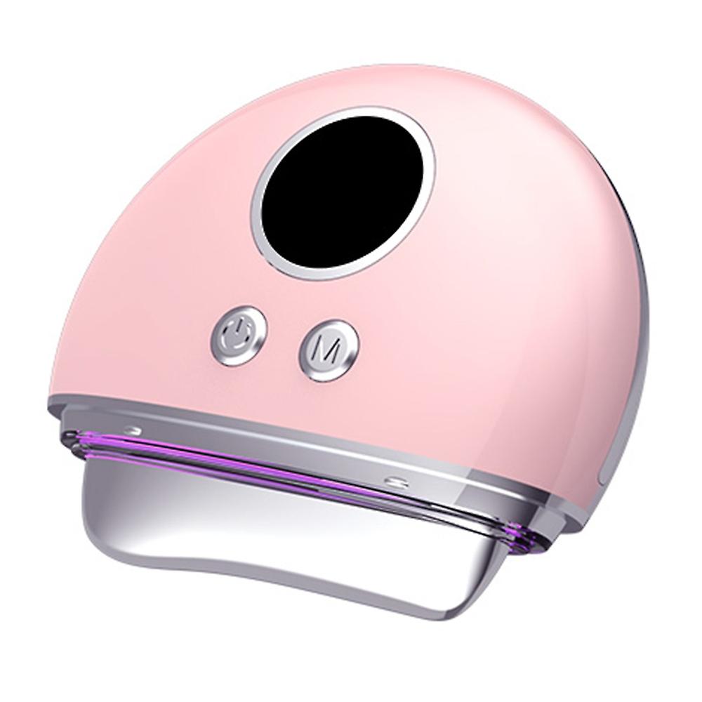 Gua Sha EMS и IR апарат за лице и тяло с вибрация, червена, синя и ...