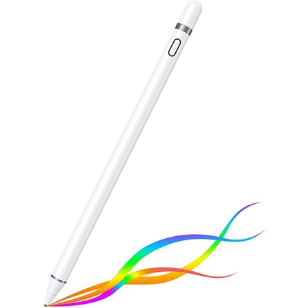 Stilou tactil profesional pentru Apple iPad 2010-2022, Alb - eMAG.ro