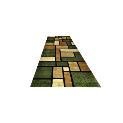 Traversa moderna cu nuanta de verde t18, 100 x 200 cm, 2000 g/mp ...