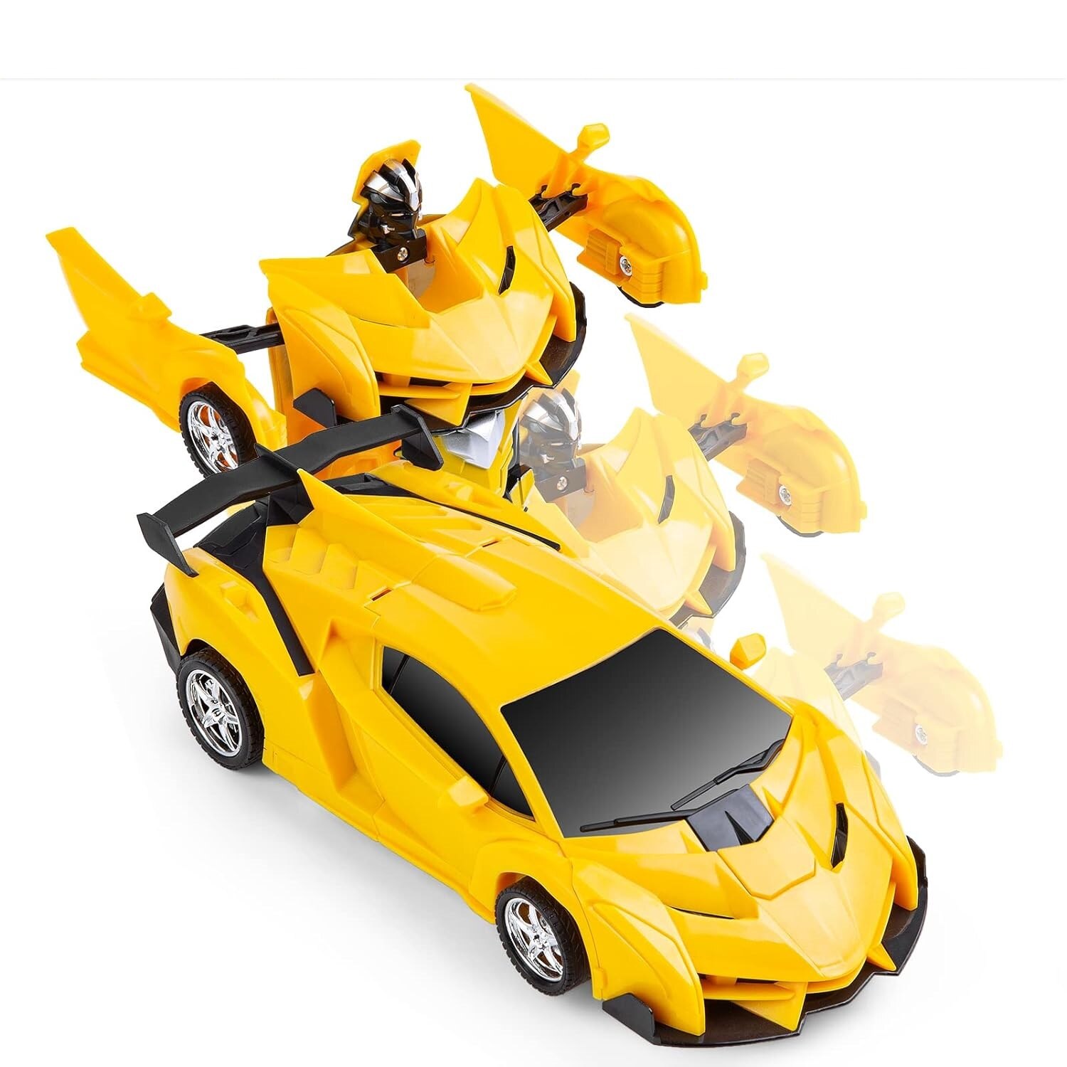 Автомобил Transformer Robot, с дистанционно управление, 2.4 GHz, с ...