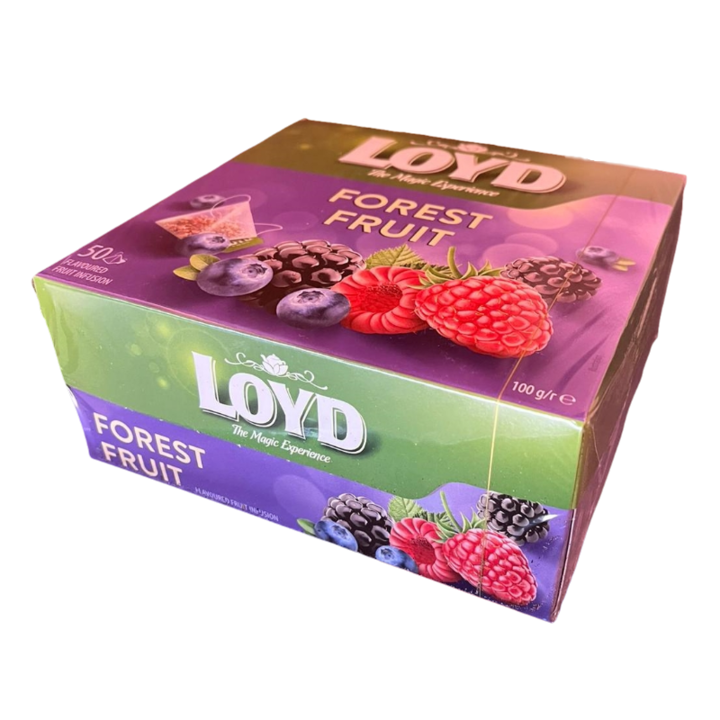 Ceai LOYD Fructe de Padure, cutie 50 piramide x 2 grame - eMAG.ro