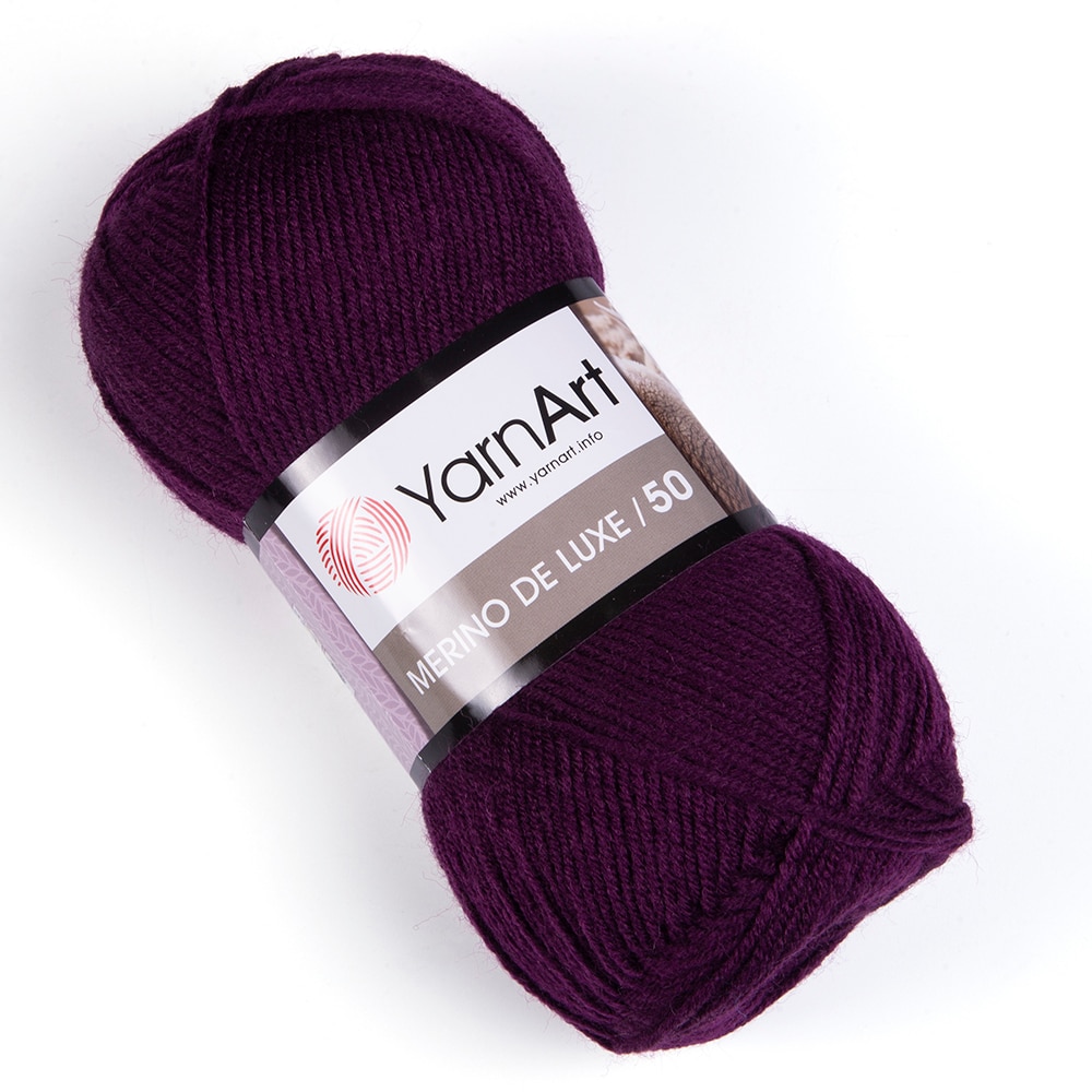 Fir Yarn Art Merino De Luxe 50, culoare 10094, 50% lana si 50% acril ...