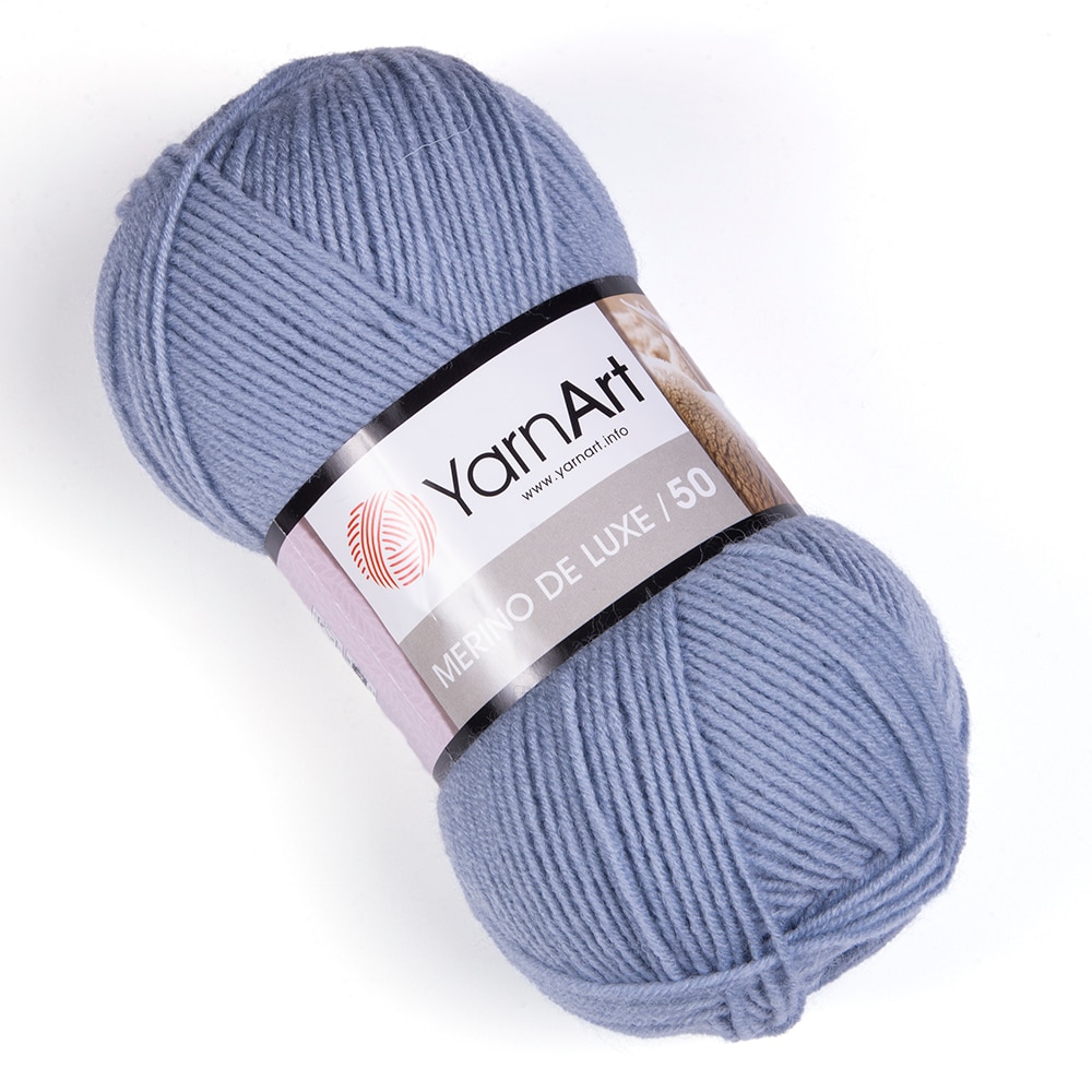 Fir Yarn Art Merino De Luxe 50, culoare 3072, 50% lana si 50% acril ...