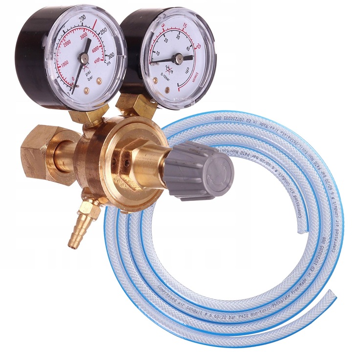 Reductor TC Technic CO2/ARGON cu doua ceasuri si un furtun de 2m - eMAG.ro
