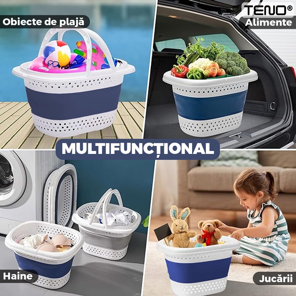Cos de Rufe Pliabil cu Manere Teno®, organizare si depozitare ...