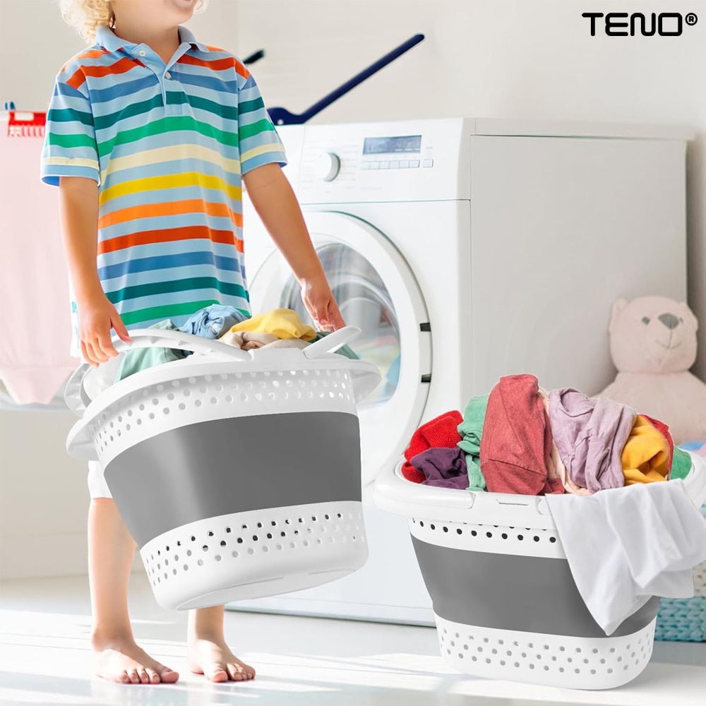 Cos de Rufe Pliabil cu Manere Teno®, organizare si depozitare ...