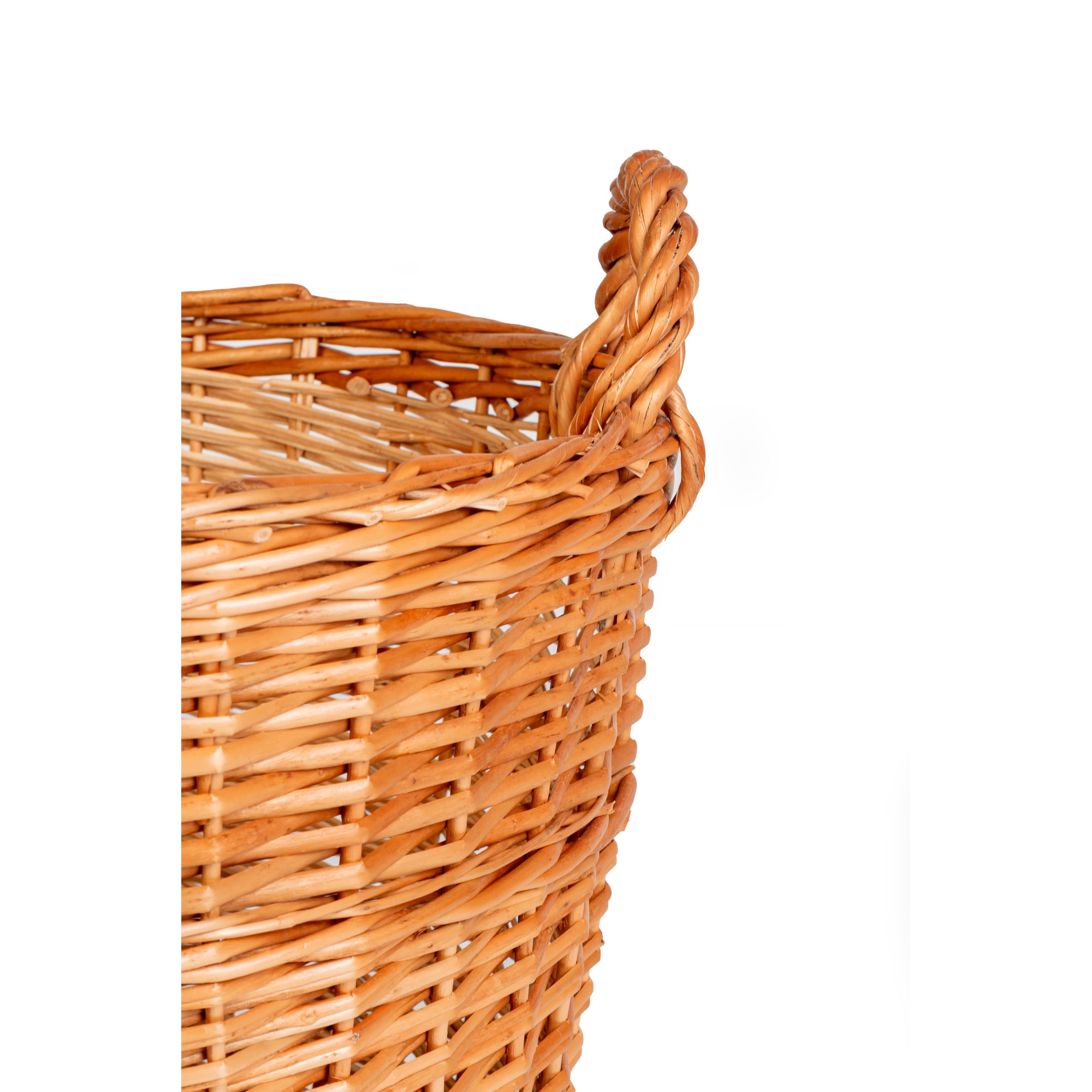 Cos din rachita cu manere, 53 cm - eMAG.ro