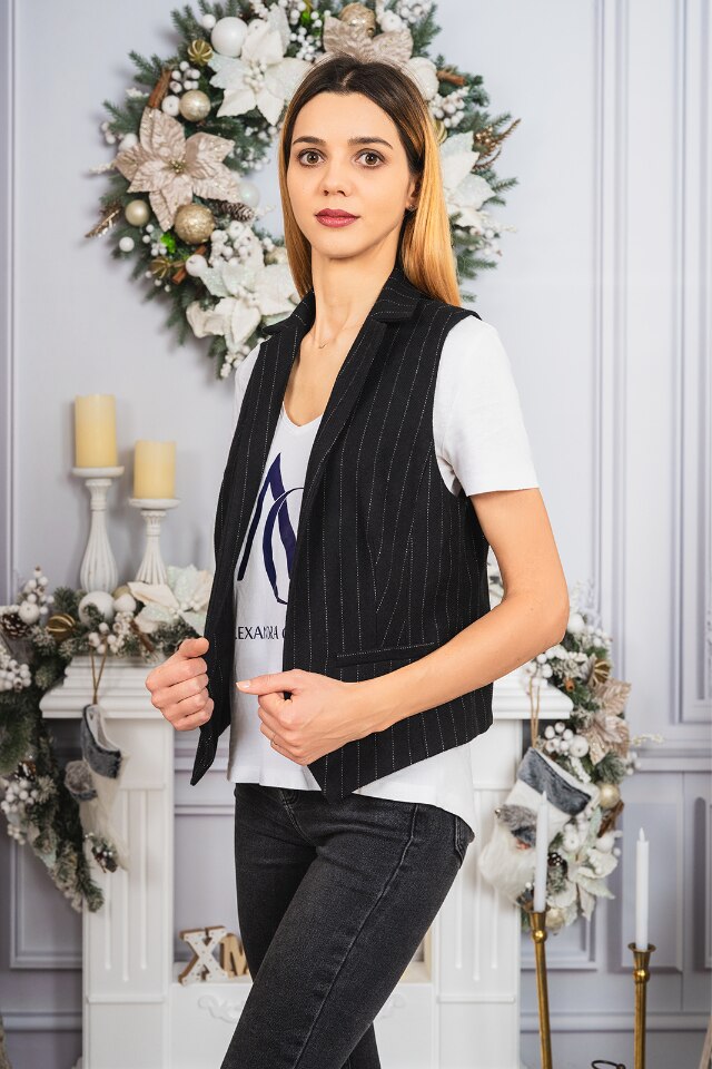 Vesta Nikka, Alexandra Ghinea, 38 EU, Lana, negru - eMAG.ro