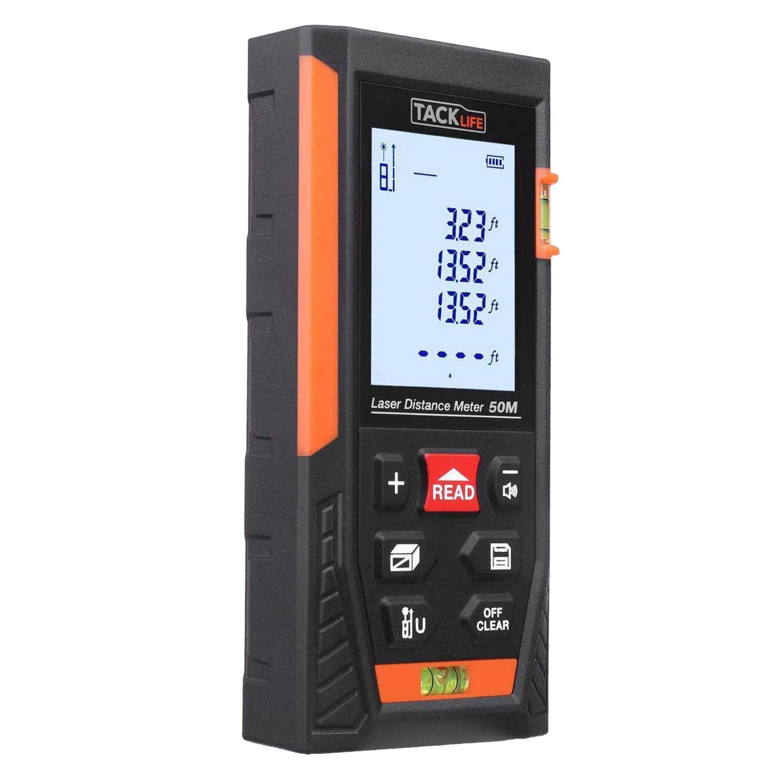 Set telemetru laser Tacklife, 50m, Multicolor - eMAG.ro