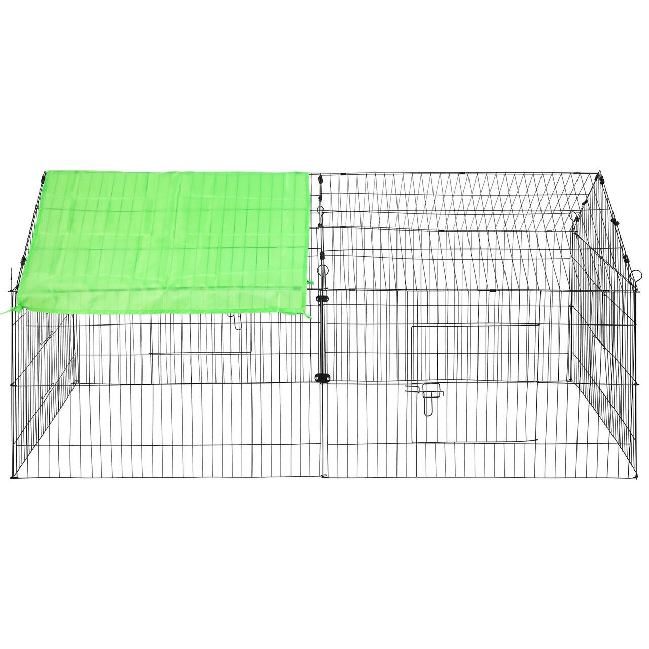 Tarc pliabil pentru pasari, iepuri Vevor 180 x 77 x 75.5 cm, prelata ...