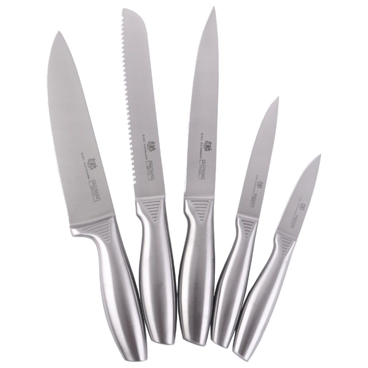 Set 5 cutite de bucatarie, Karl Hausmann, Dario, inox - eMAG.ro