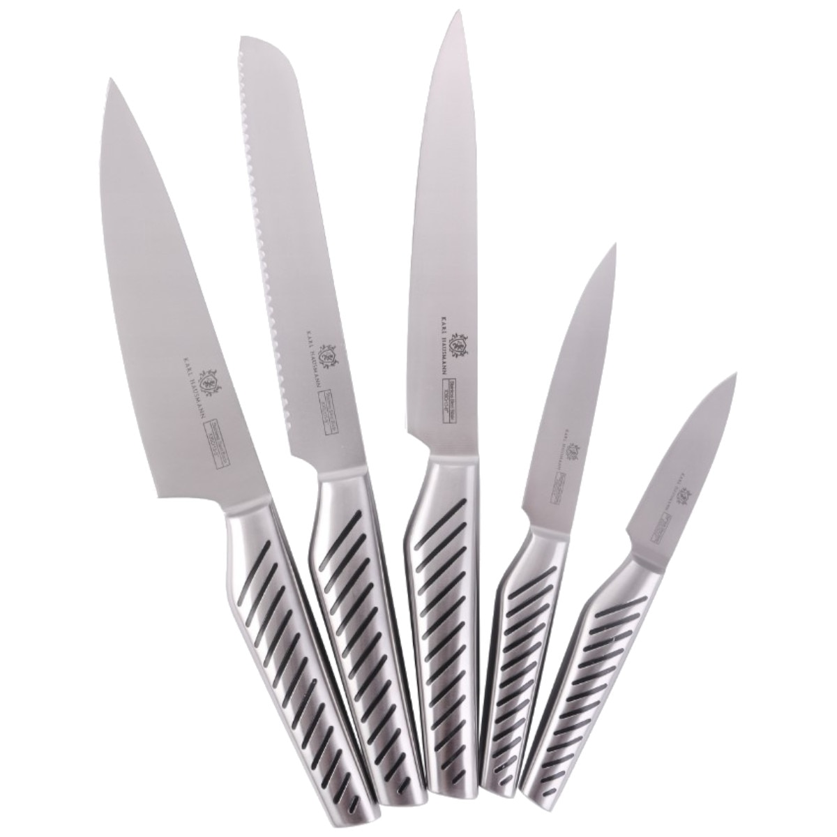 Set 5 cutite de bucatarie, Karl Hausmann, Mauro, inox - eMAG.ro