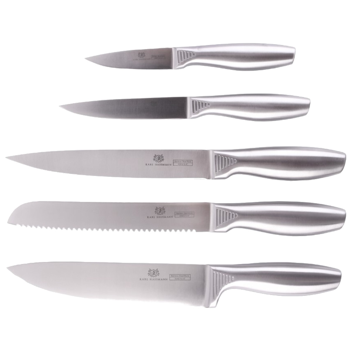 Set 5 cutite de bucatarie, Karl Hausmann, Dario, inox - eMAG.ro