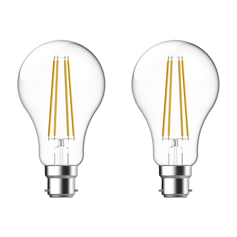 Set 2 becuri LED cu Filament Megaman A60, B22, 11W (100W), 1521 lm ...