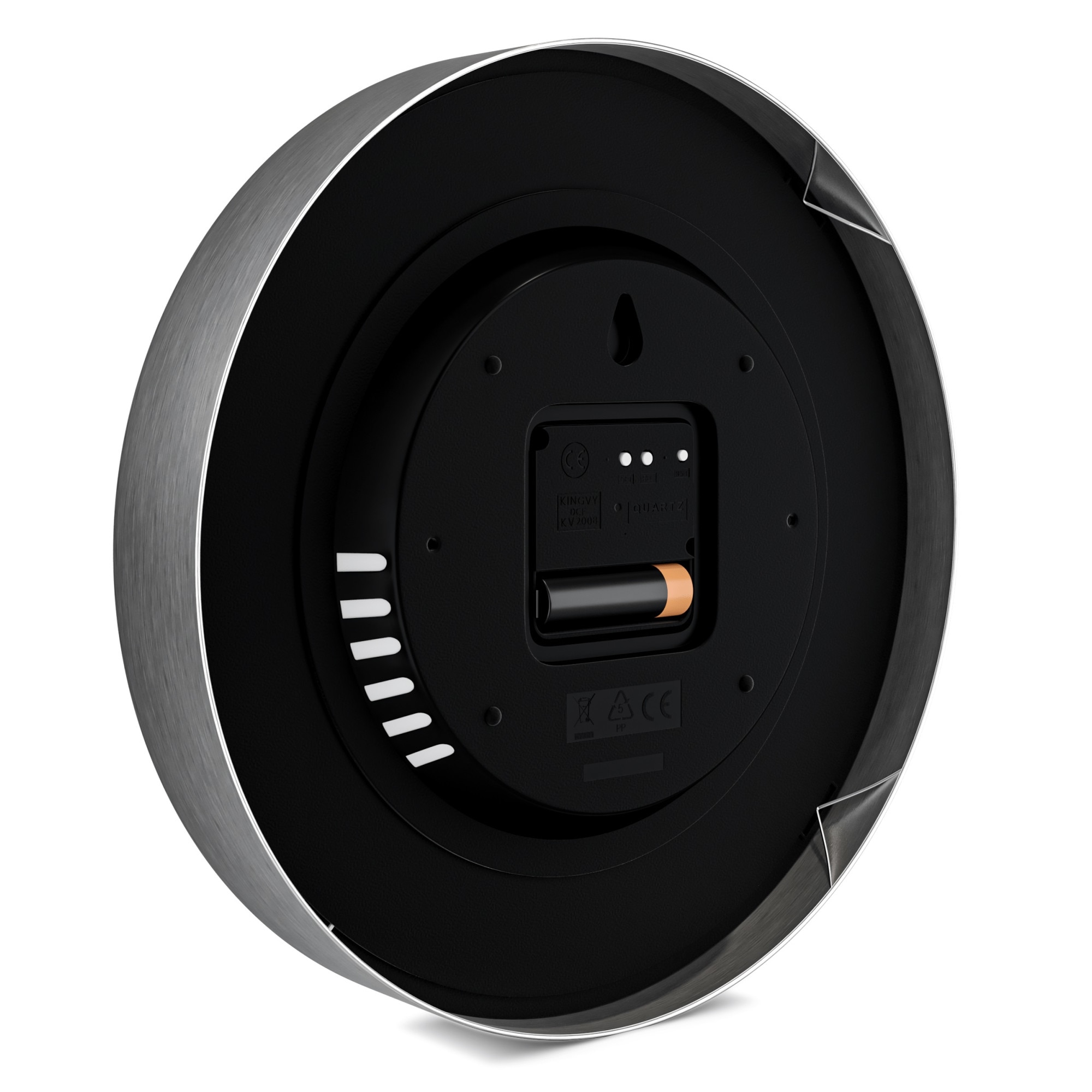 Mebus 19464 DCF Rádióvezérelt analóg, mechanikus falióra, páratartalom ...