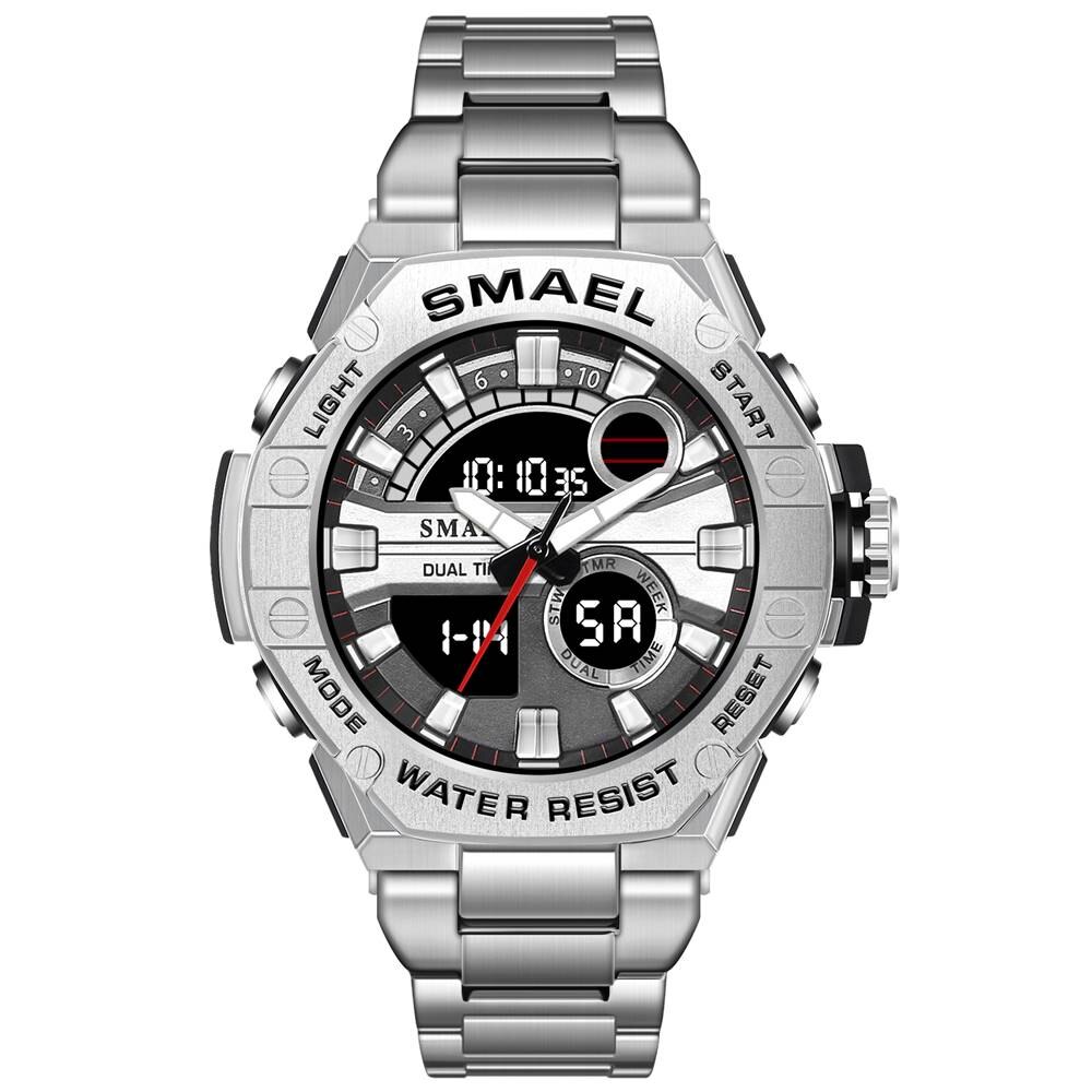 Ceas barbatesc Casual Star, Dual Time, Afisaj Digital Analog ...