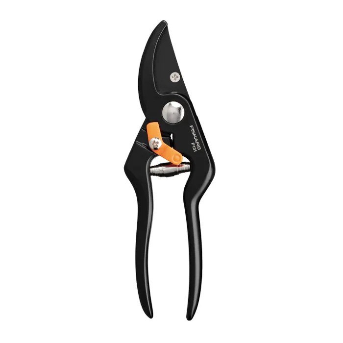 Градинска ножица Fiskars Solid P131, за рязане на клони на дървета, стъпка по стъпка, стоманено ...