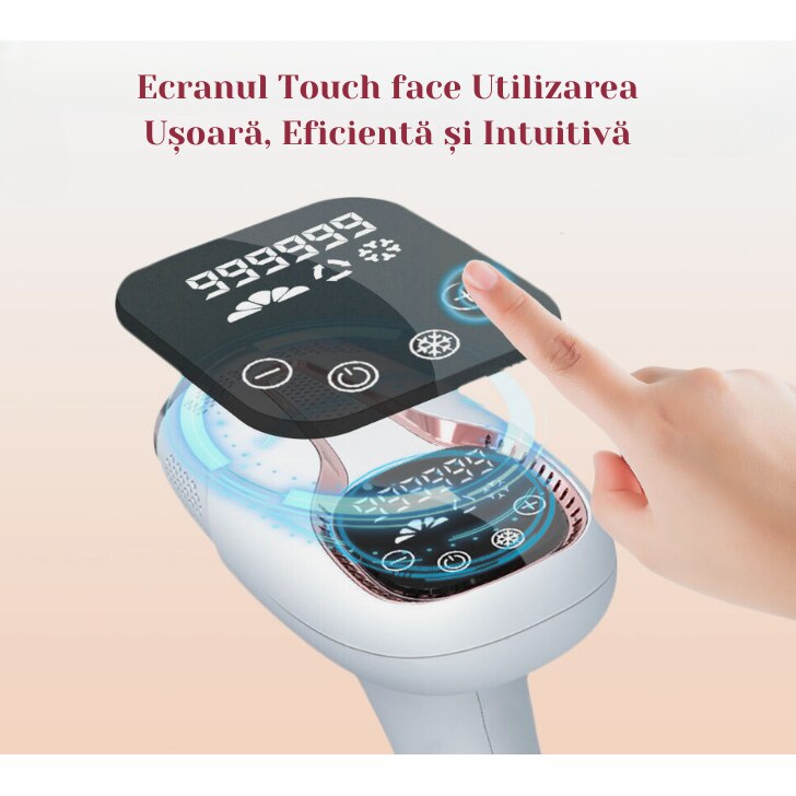 Epilator IPL ShareShop, epilare definitiva fara durere, 999.999 ...