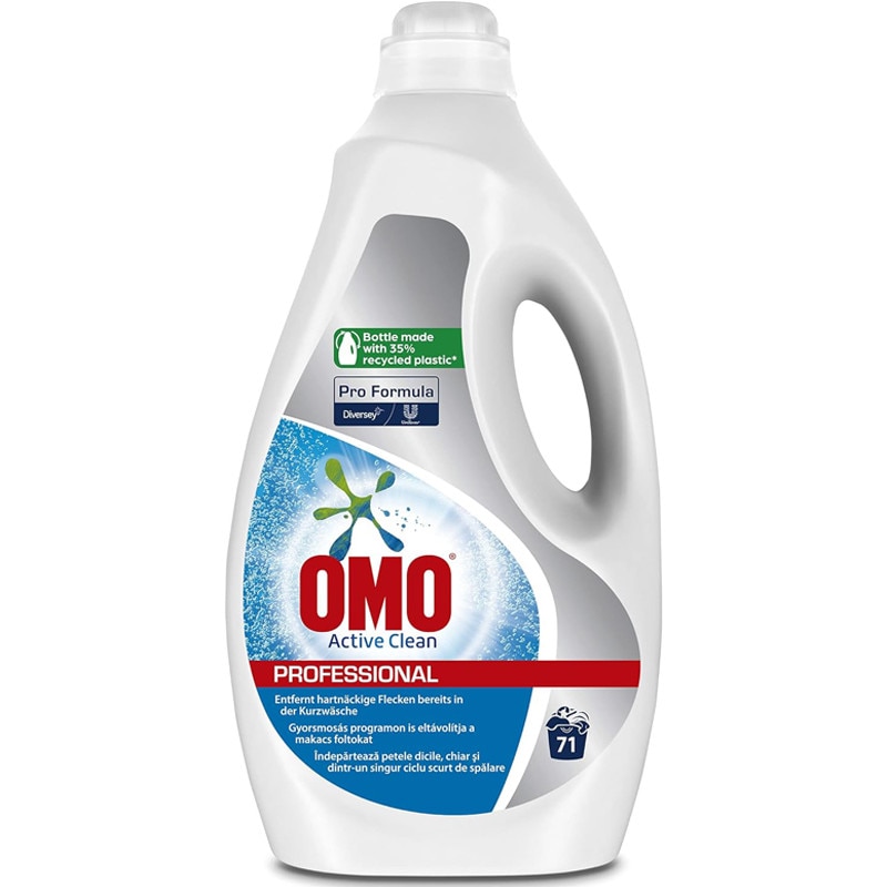 Detergent lichid Omo Professional Active Clean 5l, 71 sc - eMAG.ro