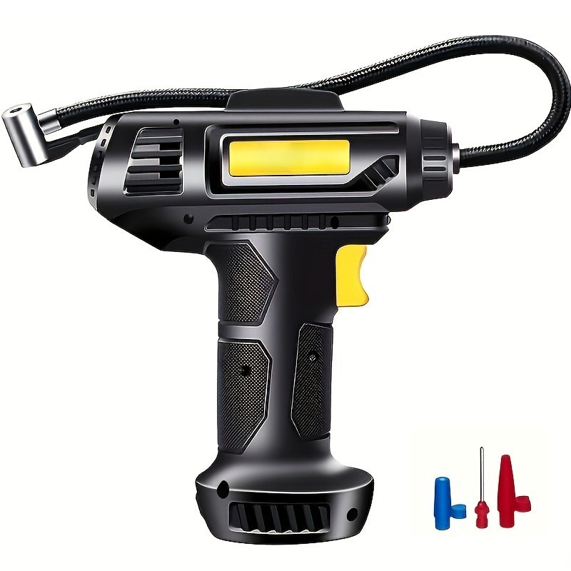 Mini Compresor Auto Portabil Tip Pistol, WALALLA, Incarcare USB ...