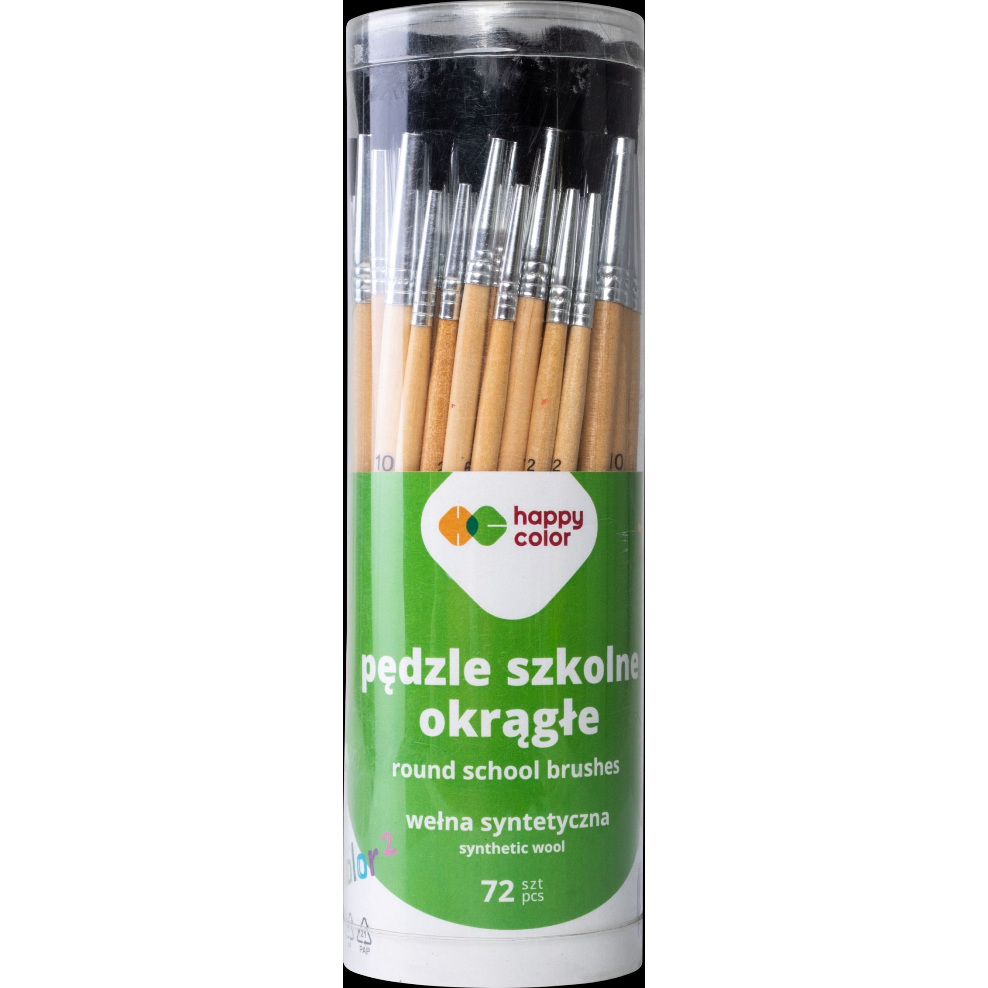 Set pensule pentru vopsit, HAPPY COLOR, Sintetic, Multicolor - eMAG.ro