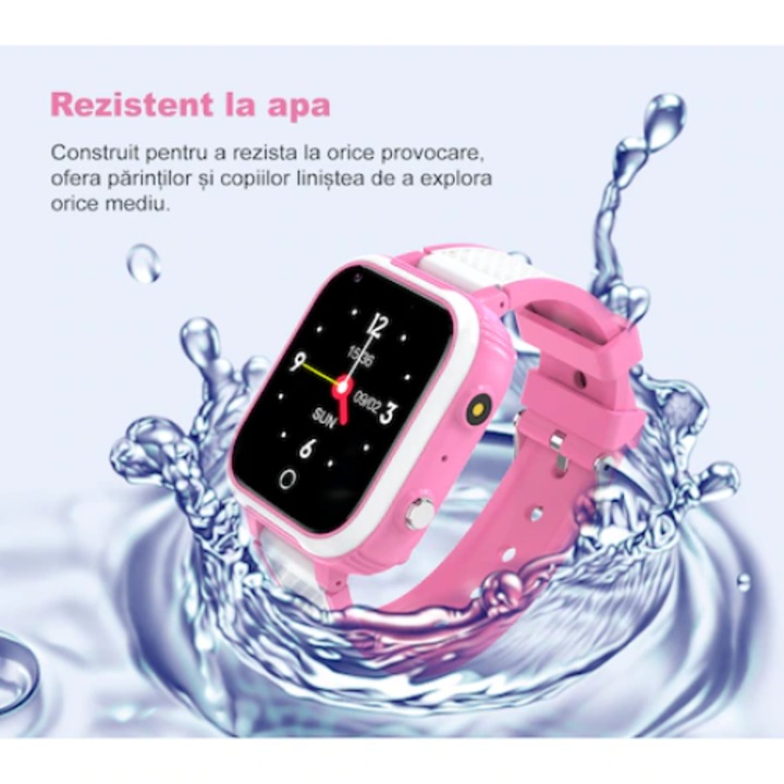 Ceas Smartwatch copii 4G cu GPS, DH9S, functie Telefon, apel Video si ...