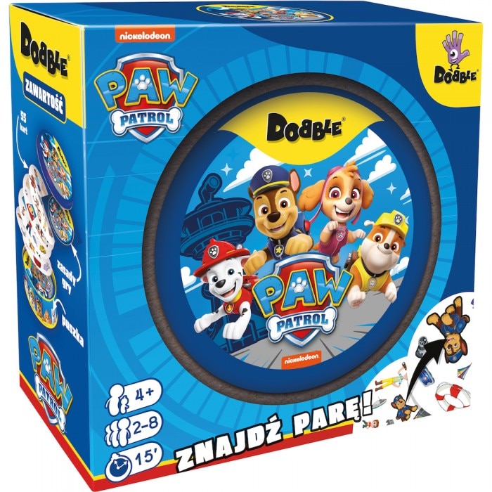 Настолна игра Dobble Paw Patrol, Rebel, 2-8 играча, 4 години ...