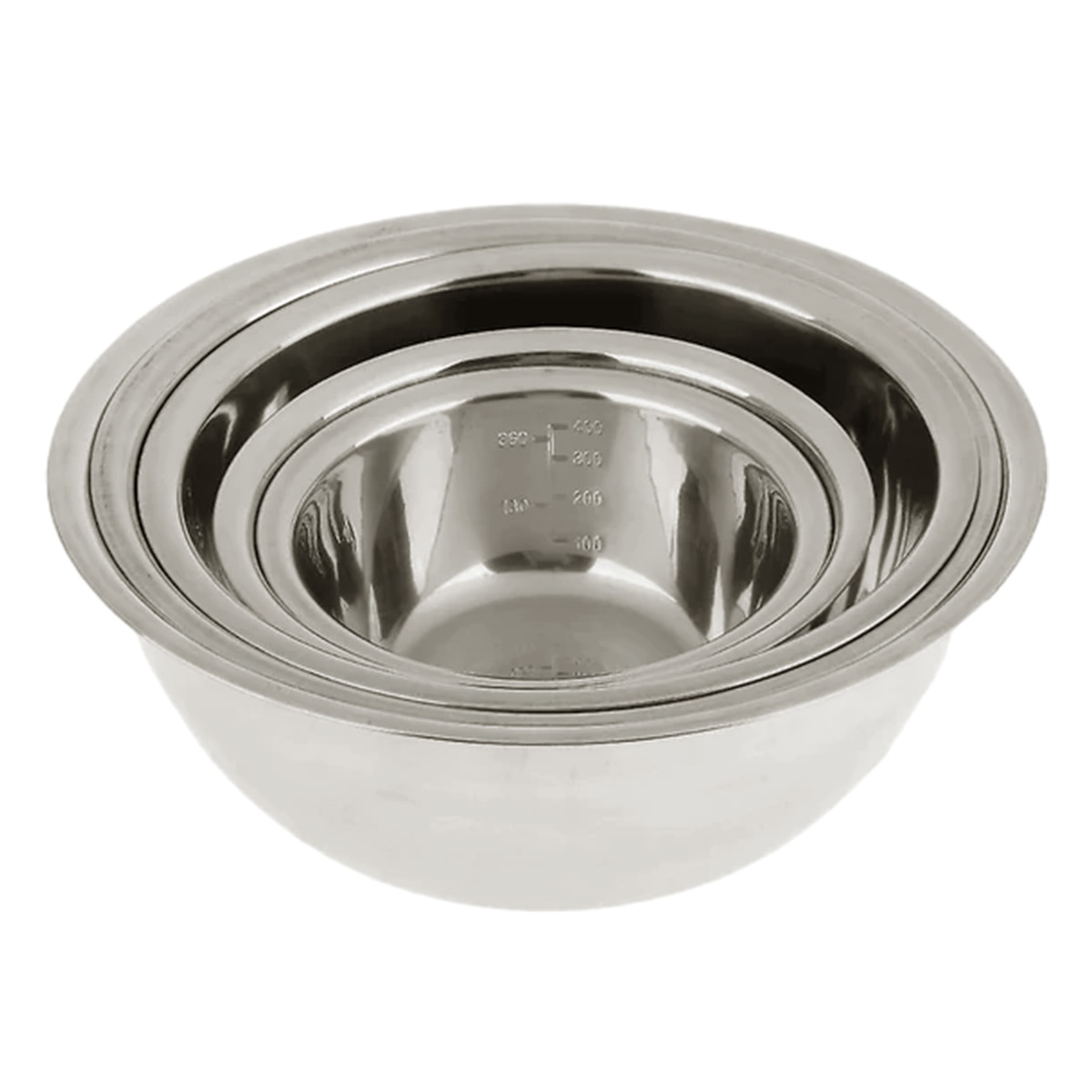 Set 5 boluri pentru amestecare, Inox, Argintiu - eMAG.ro