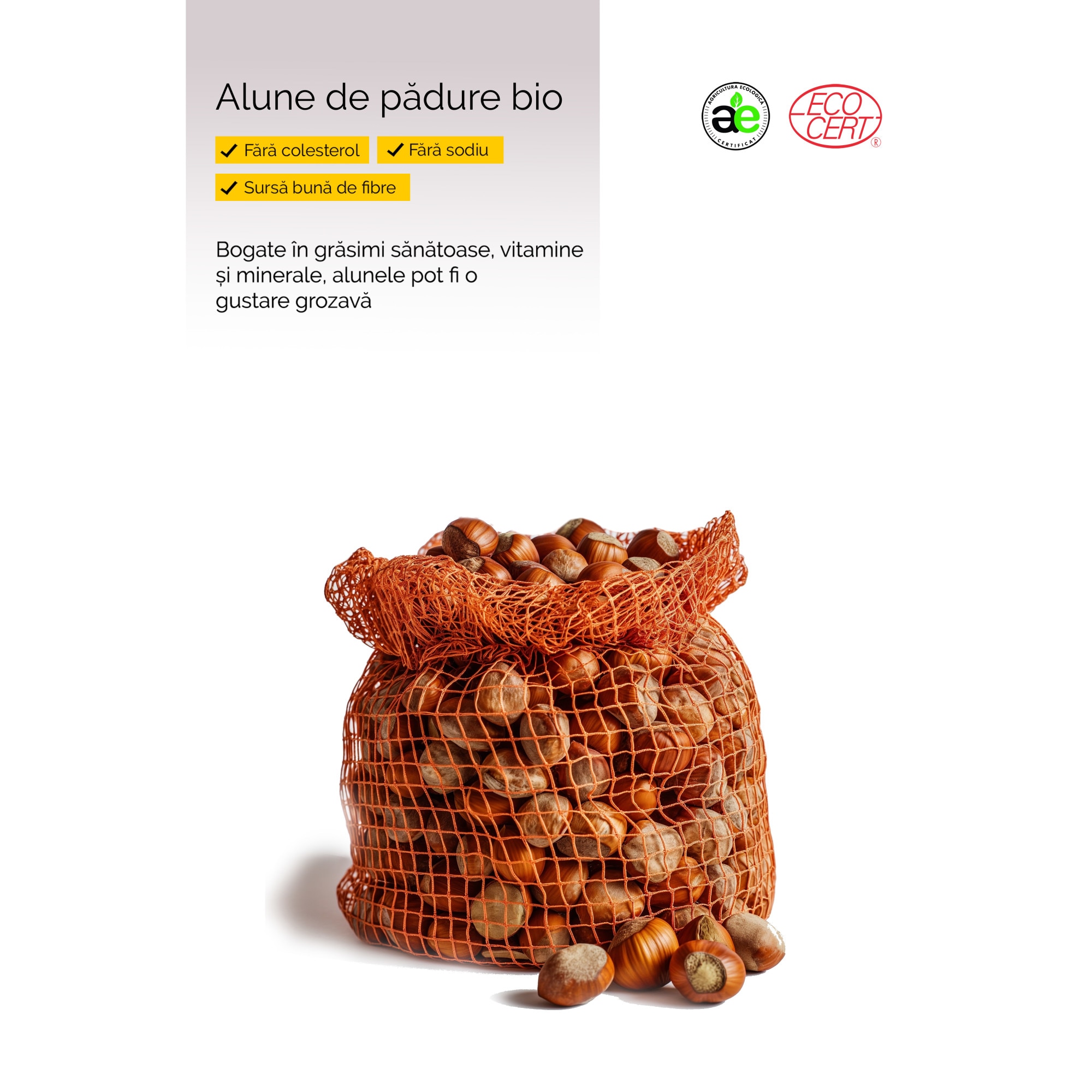 Alune de padure ecologice 1 kg - eMAG.ro