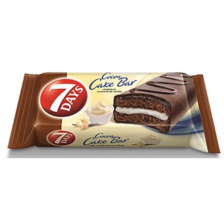 7 DAYS Cake Bar cu Glazura Vanilie, bax 16 bucx 32 g - eMAG.ro