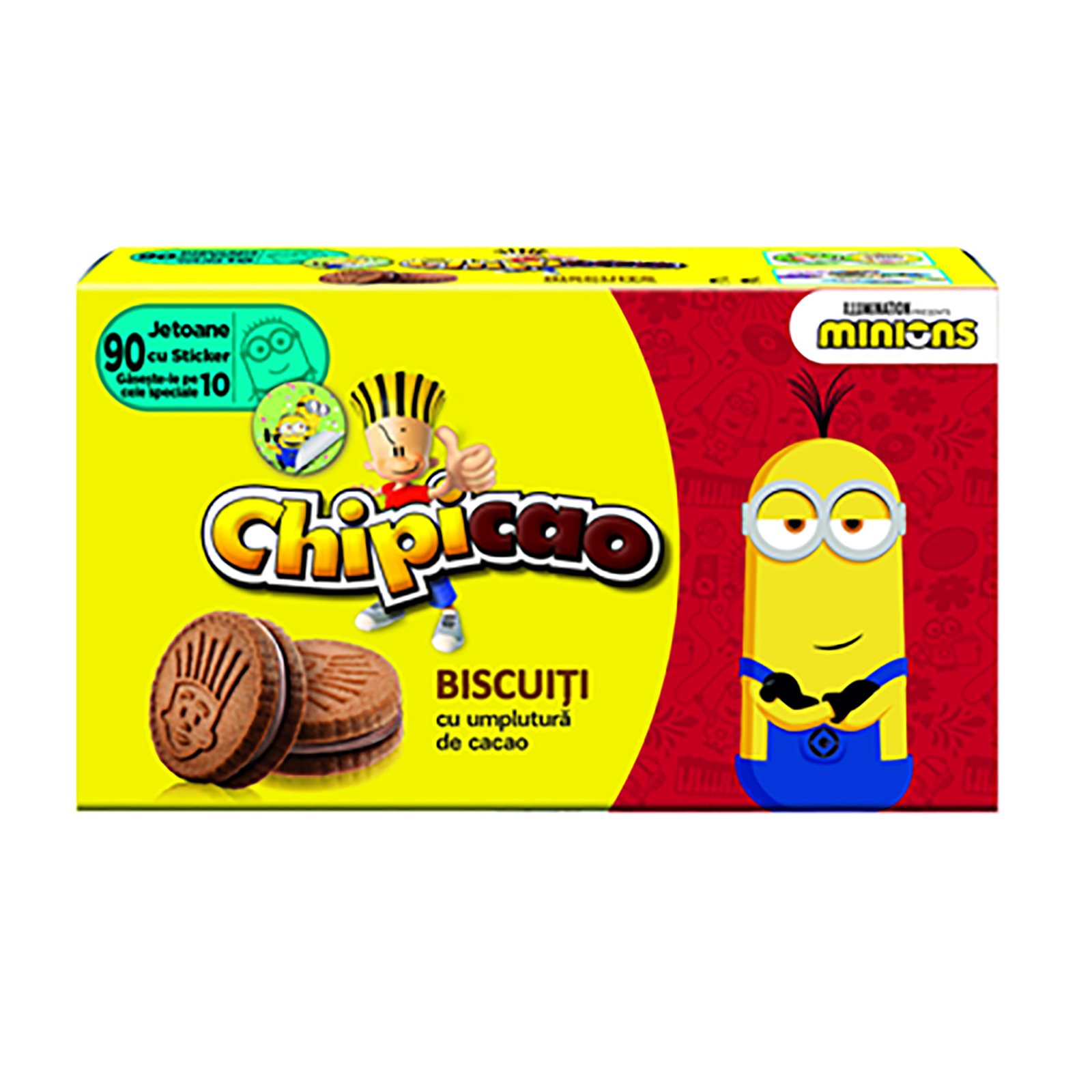 Biscuiti cu Umplutura de Cacao, bax 12 buc x 50 g, Chipicao - eMAG.ro