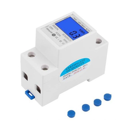 Contor de energie electrica monofazat, 230V, AC 50Hz, Afisaj digital ...
