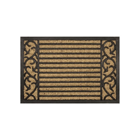 Pres intrare, Olivo, Nuca de cocos/Cauciuc, 40 x 60 cm, Negru/Maro ...