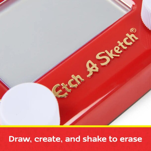 Tabla pentru desenat mini ETCH A SKETCH SPIN MASTER - eMAG.ro