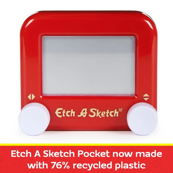Tabla pentru desenat mini ETCH A SKETCH SPIN MASTER - eMAG.ro