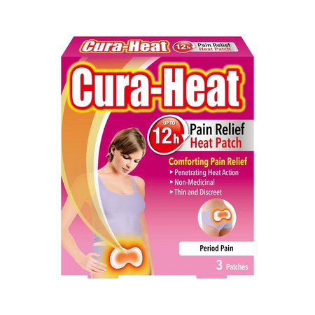 Set 3 Comprese termice pentru calmarea durerilor menstruale, Cura-Heat ...