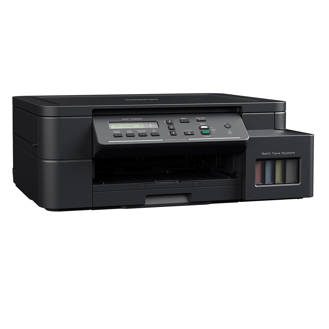 Imprimanta multifunctionala inkjet color Brother DCP-T520W, A4, USB 2.0 ...